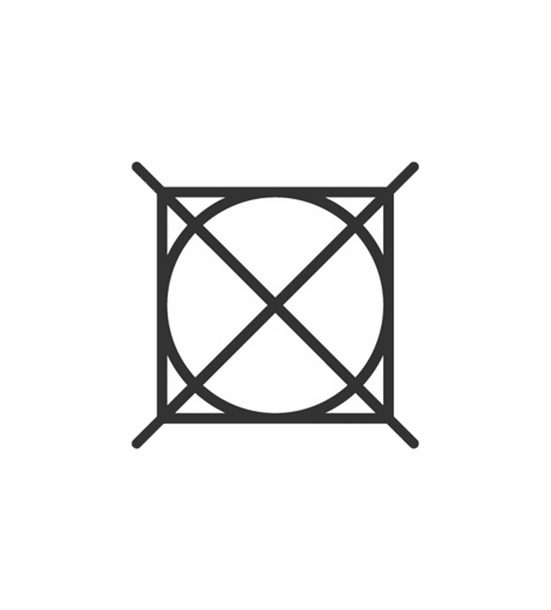 Quels sont les symboles qui n'autorisent pas le sèche-linge